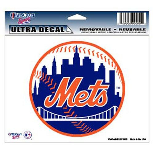 New York Mets Decal 5x6 Ultra Color - Sports Fan Shop