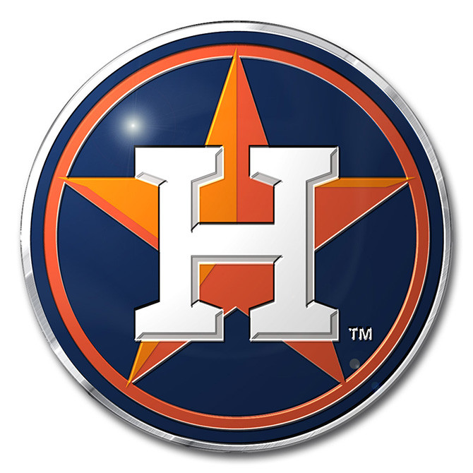 Houston Astros Auto Emblem Color - Sports Fan Shop