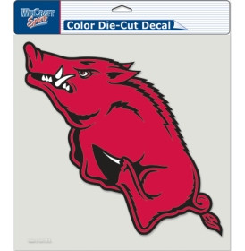 Arkansas Razorbacks Decal 8x8 Die Cut Color - Sports Fan Shop