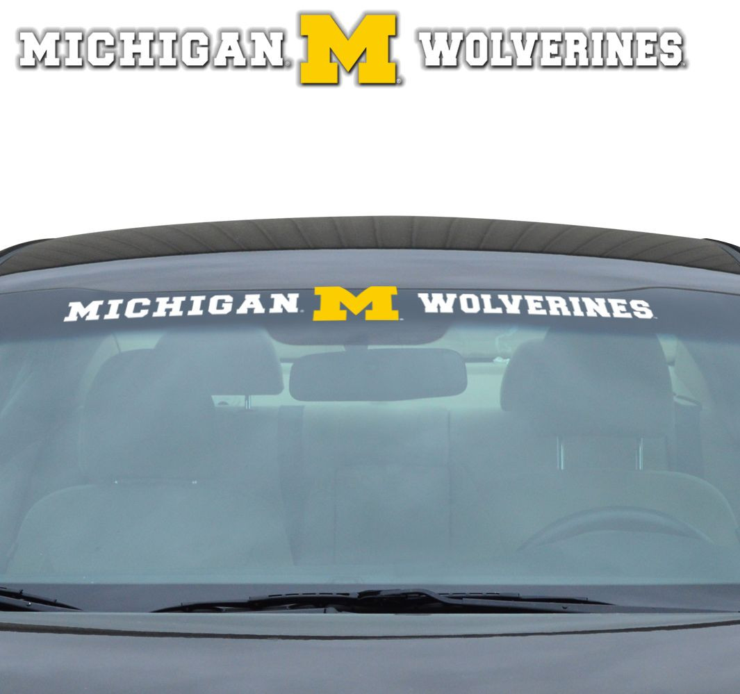 Michigan Wolverines Decal 35x4 Windshield - Sports Fan Shop