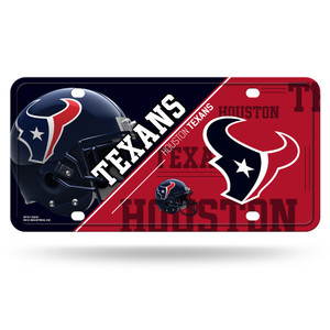 Houston Texans License Plate - Acrylic Mega Style - Sports Fan Shop