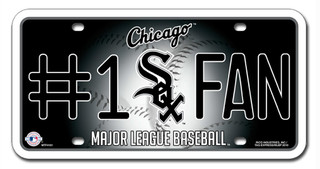 Chicago White Sox License Plate #1 Fan - Sports Fan Shop