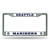 Seattle Mariners License Plate Frame Chrome - Sports Fan Shop