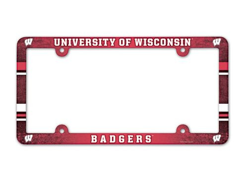 Wisconsin Badgers License Plate Frame - Full Color - Sports Fan Shop
