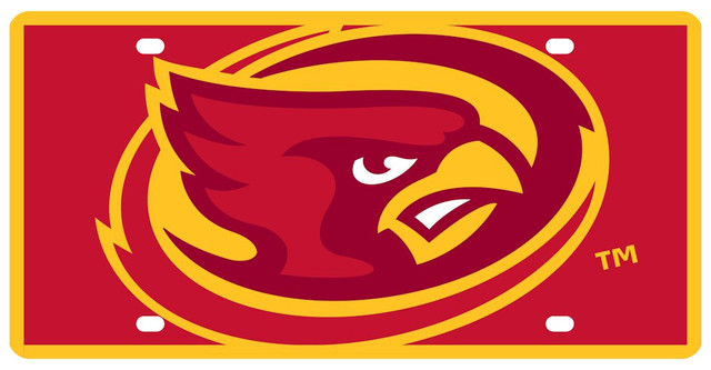 Iowa State Cyclones License Plate Acrylic Mega Style - Sports Fan Shop