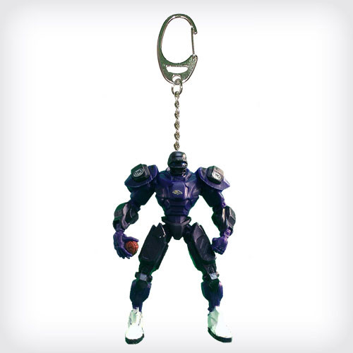 Baltimore Ravens Keychain Fox Robot 3 Inch Mini Cleatus CO - Sports Fan ...