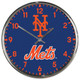 New York Yankees Round Chrome Wall Clock - Sports Fan Shop