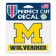 Michigan Wolverines Decal 5x6 Ultra Color Helmet - Sports Fan Shop