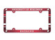 Wisconsin Badgers License Plate Frame Chrome EZ View - Sports Fan Shop