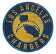Los Angeles Chargers Sign Wood 12 Inch Round State Design - Sports Fan Shop
