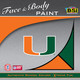 Miami Hurricanes Face Paint CO - Sports Fan Shop