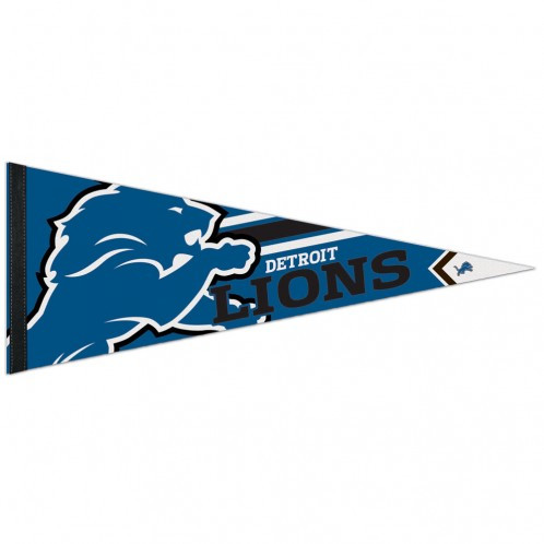 Detroit Lions Pennant 12x30 Premium Style - Sports Fan Shop