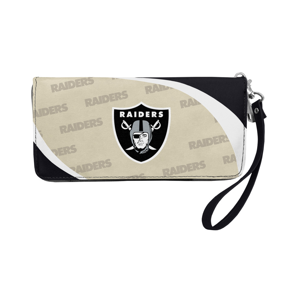 Las Vegas Raiders Wallet Curve Organizer Style - Sports Fan Shop