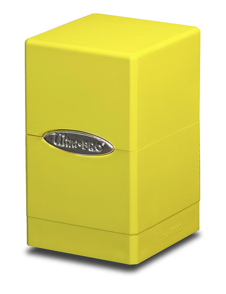 Satin Tower Deck Box - Yellow - Sports Fan Shop