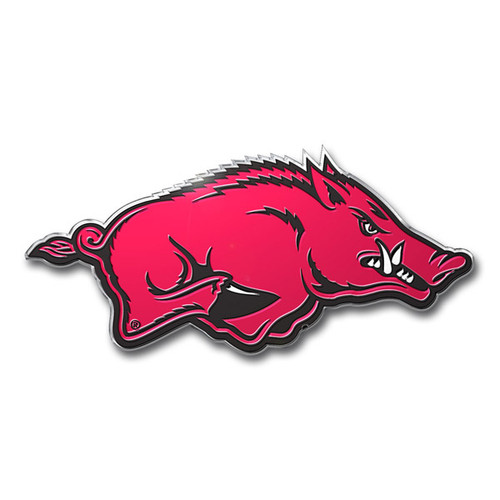 Arkansas Razorbacks Auto Emblem - Color - Sports Fan Shop