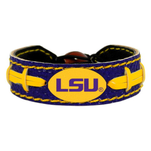 LSU Tigers Bracelet Team Color Football CO - Sports Fan Shop
