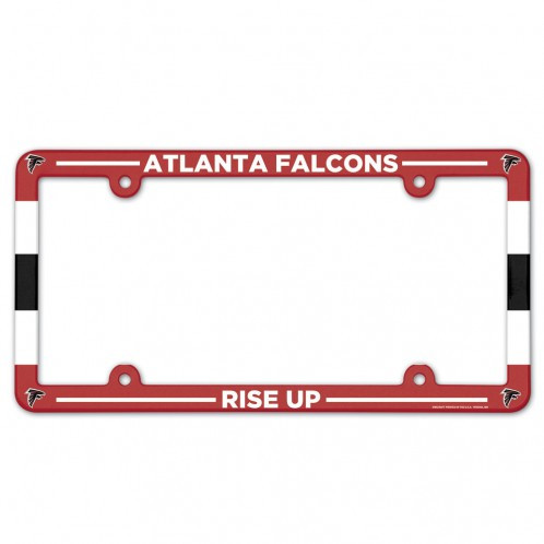 Atlanta Falcons License Plate Frame Plastic Full Color Style - Sports ...
