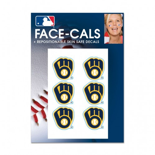 Milwaukee Brewers Tattoos Face Cals - Sports Fan Shop