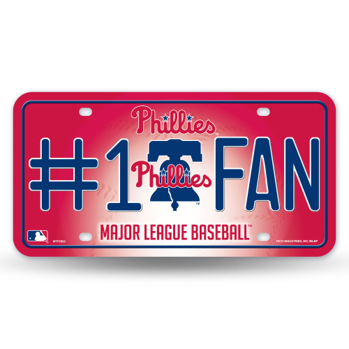 Philadelphia Phillies License Plate #1 Fan Alternate Design - Sports ...