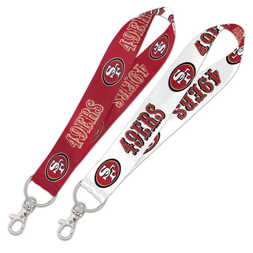 San Francisco 49ers Key Strap 1 Inch - Sports Fan Shop