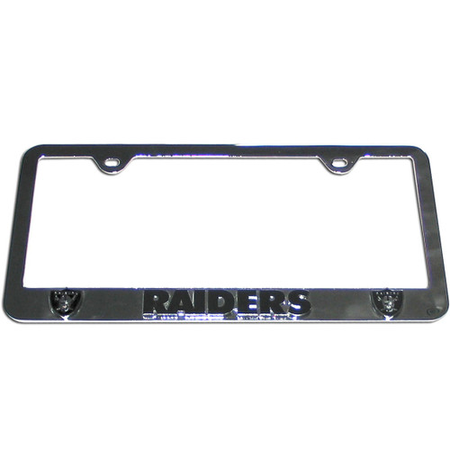 Las Vegas Raiders License Plate Frame CO - Sports Fan Shop