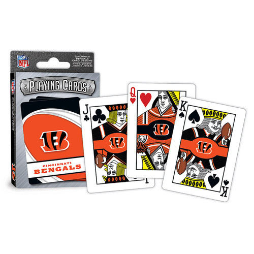 Cincinnati Bengals Playing Cards Logo - Sports Fan Shop