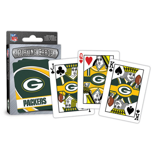 Green Bay Packers Playing Cards Logo - Sports Fan Shop