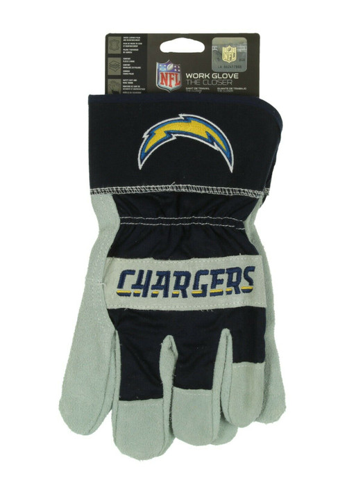 Los Angeles Chargers Gloves Work Style The Closer Design Alternate ...