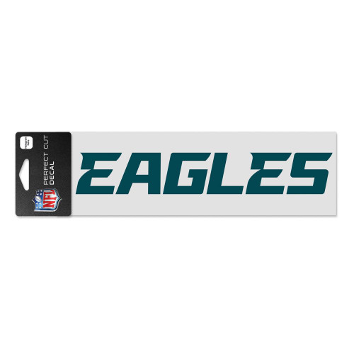 Philadelphia Eagles Decal 3x10 Perfect Cut Wordmark Color - Sports Fan Shop
