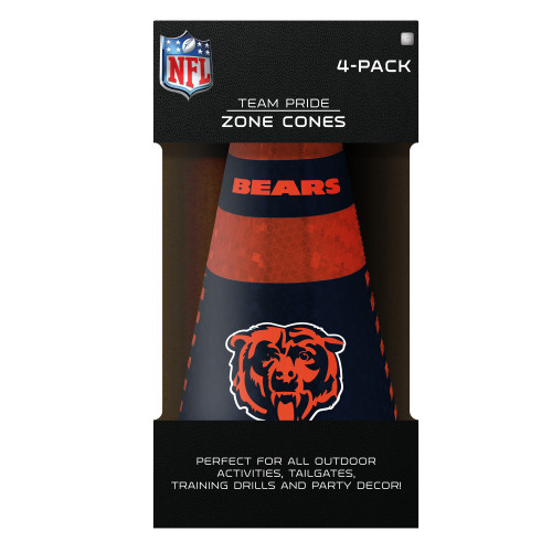 Chicago Bears Zone Cones 4 Pack - Sports Fan Shop
