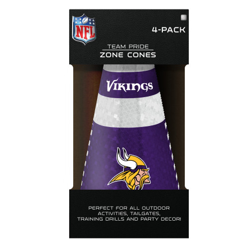 Minnesota Vikings Zone Cones 4 Pack - Sports Fan Shop