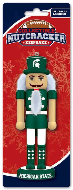 Michigan State Spartans Nutcracker Miniature - Sports Fan Shop