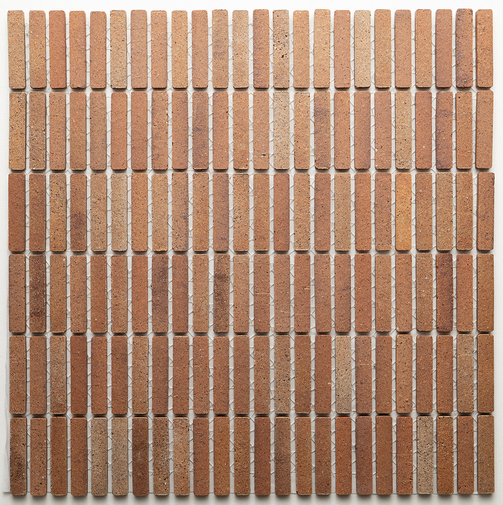 Kreuz Dark Terracotta Matt Finger Mosaic 10x48mm | Wall Only Tiles ...