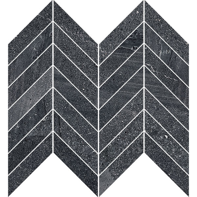 Shell Anthracite Arrow Mosaic | Floor and Wall Tiles | Tile Space