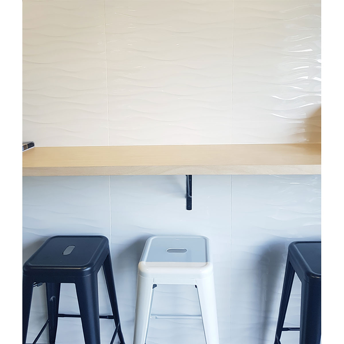 Novo White Wave Gloss 30x60 | Wall Only Tiles | Tile Space