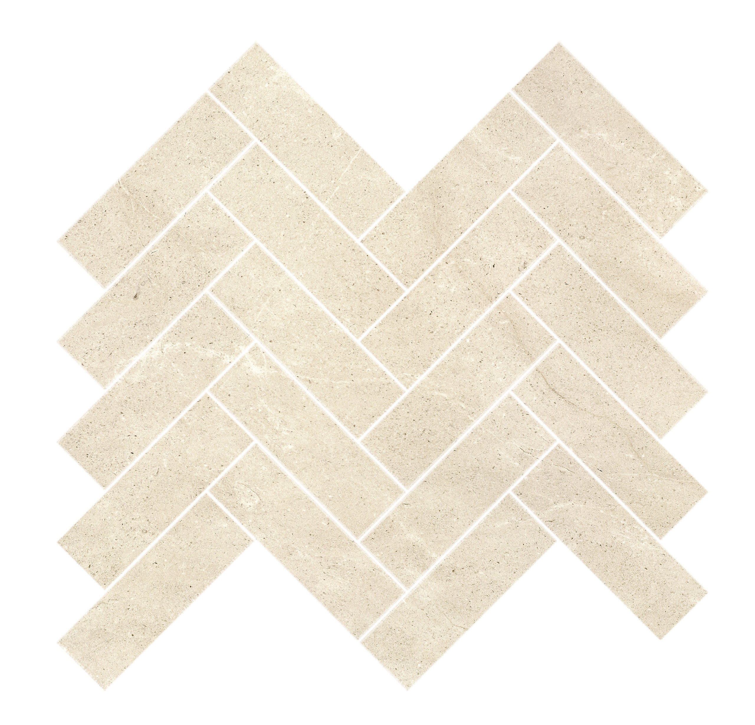 Kiel Beige Gecko Herringbone Mosaic | InOut Tiles | Tile Space