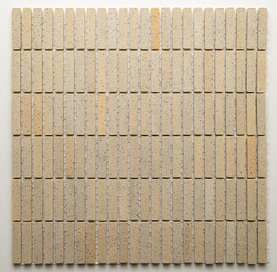 Kreuz Beige Matt Finger Mosaic 10x48mm | Wall Only Tiles | Tile Space