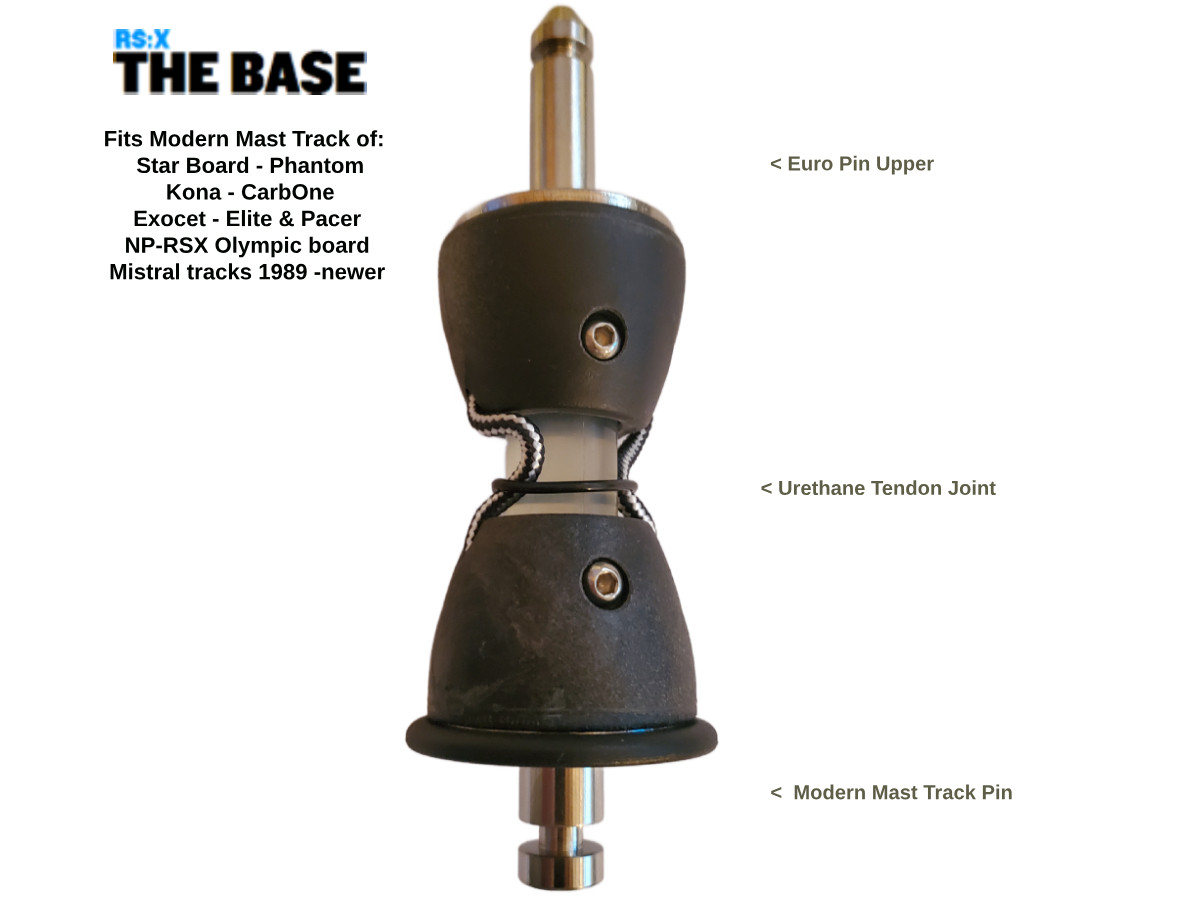 Sliding Windsurfing Mast Track Base Euro Pin