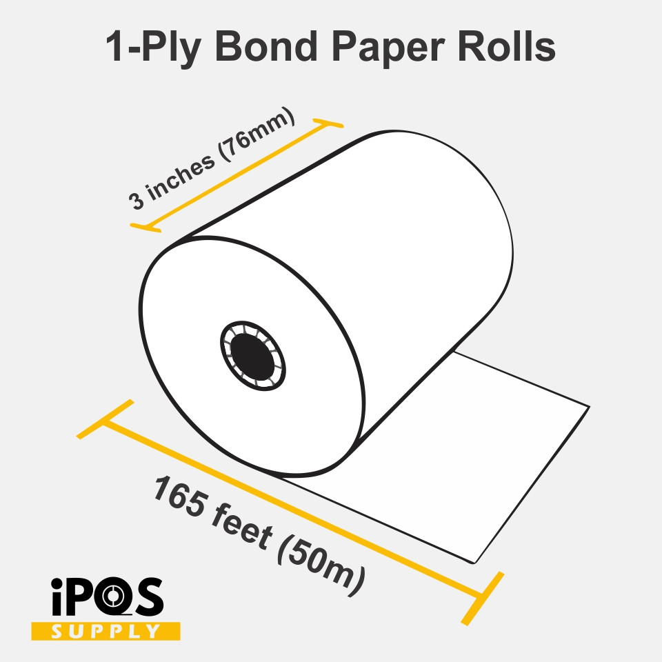 Two Case Bundle One Thermal & One Bond Paper (50 Rolls Per Case)