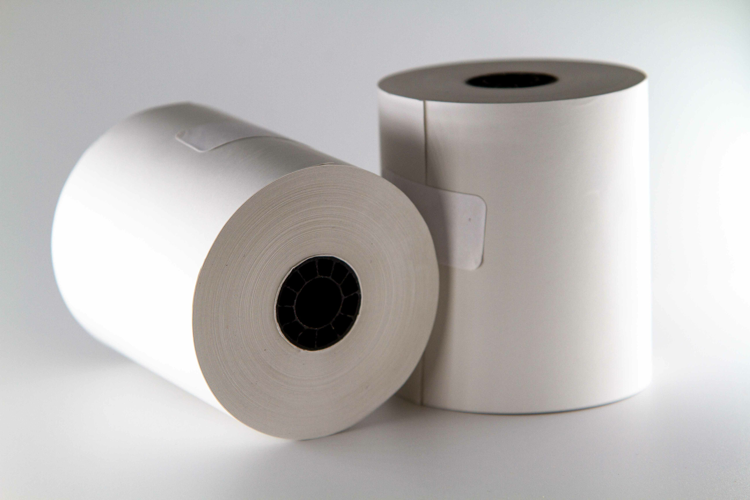 3 1/8 inch X 230 feet Thermal Receipt Paper Rolls (Box of 50 Rolls)