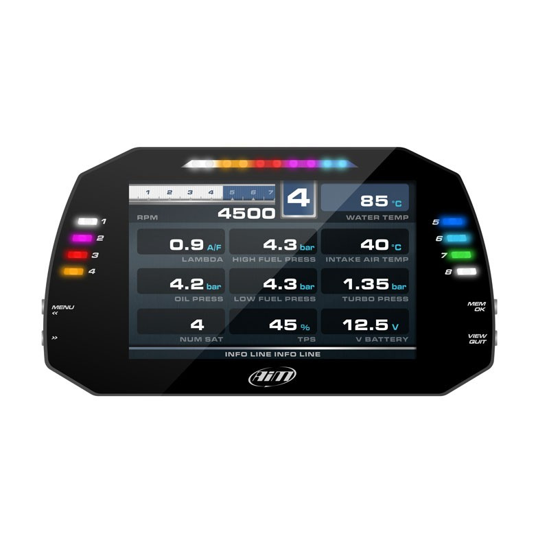 AIM MXG Dash Data Logger 7" TFT LCD Display