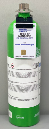 58L ISC 4-Gas, w/ RFID Card ISC Brand Calibration Gas - 18109155