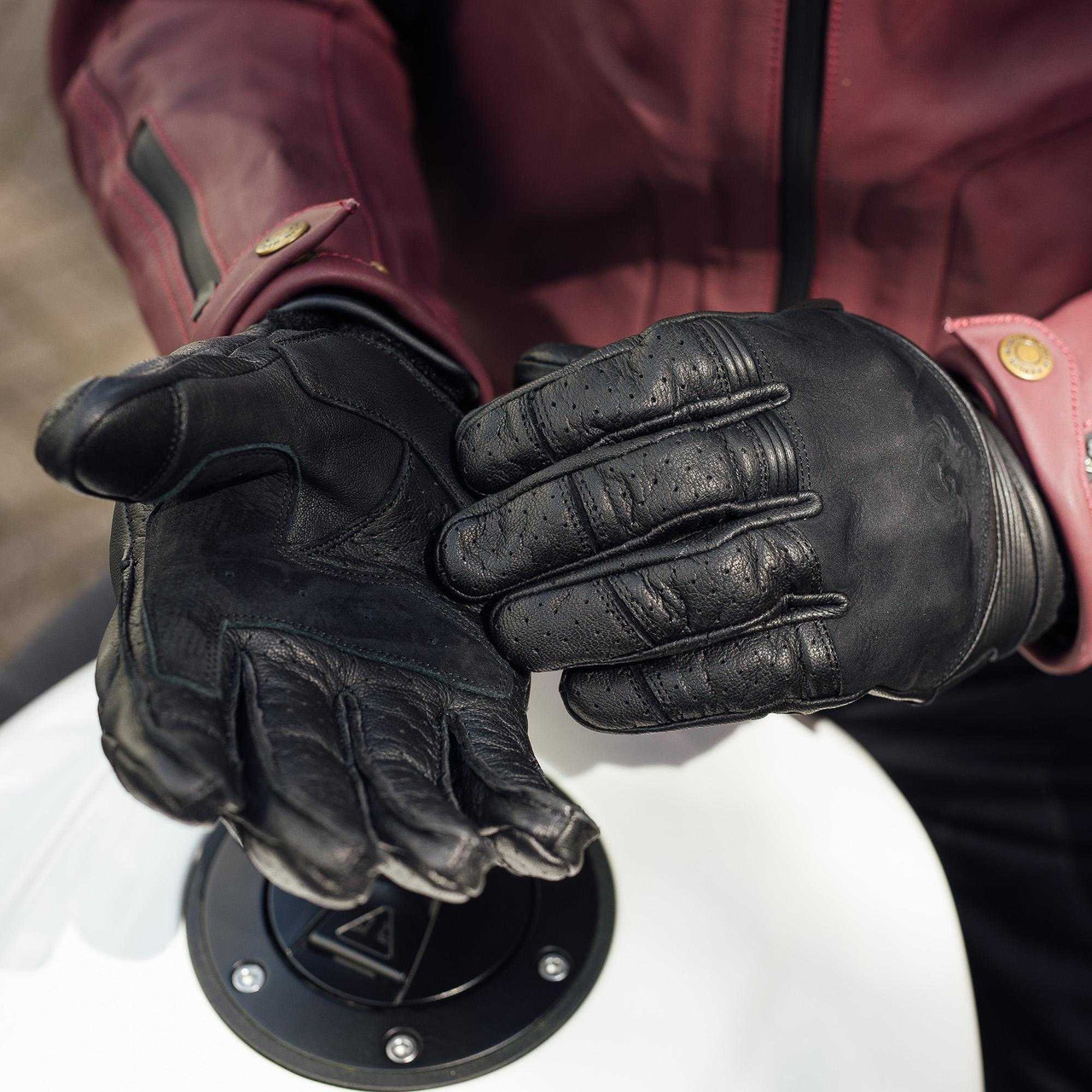 Merlin - Imperial Leather Glove - Tan - Baffle Haus