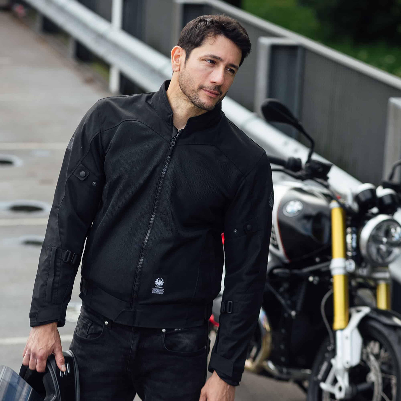 Merlin - Prospect Air Mesh Jacket - Black - Baffle Haus