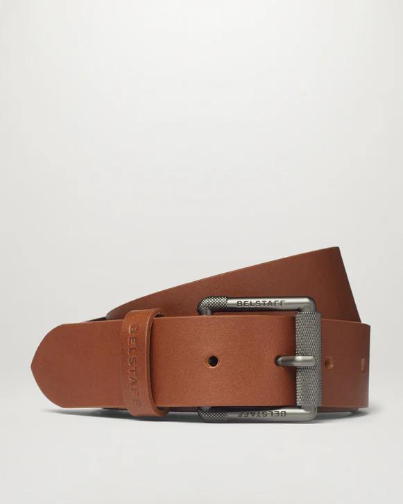 Belstaff Roller Buckle Belt - Earth Brown - Baffle Haus