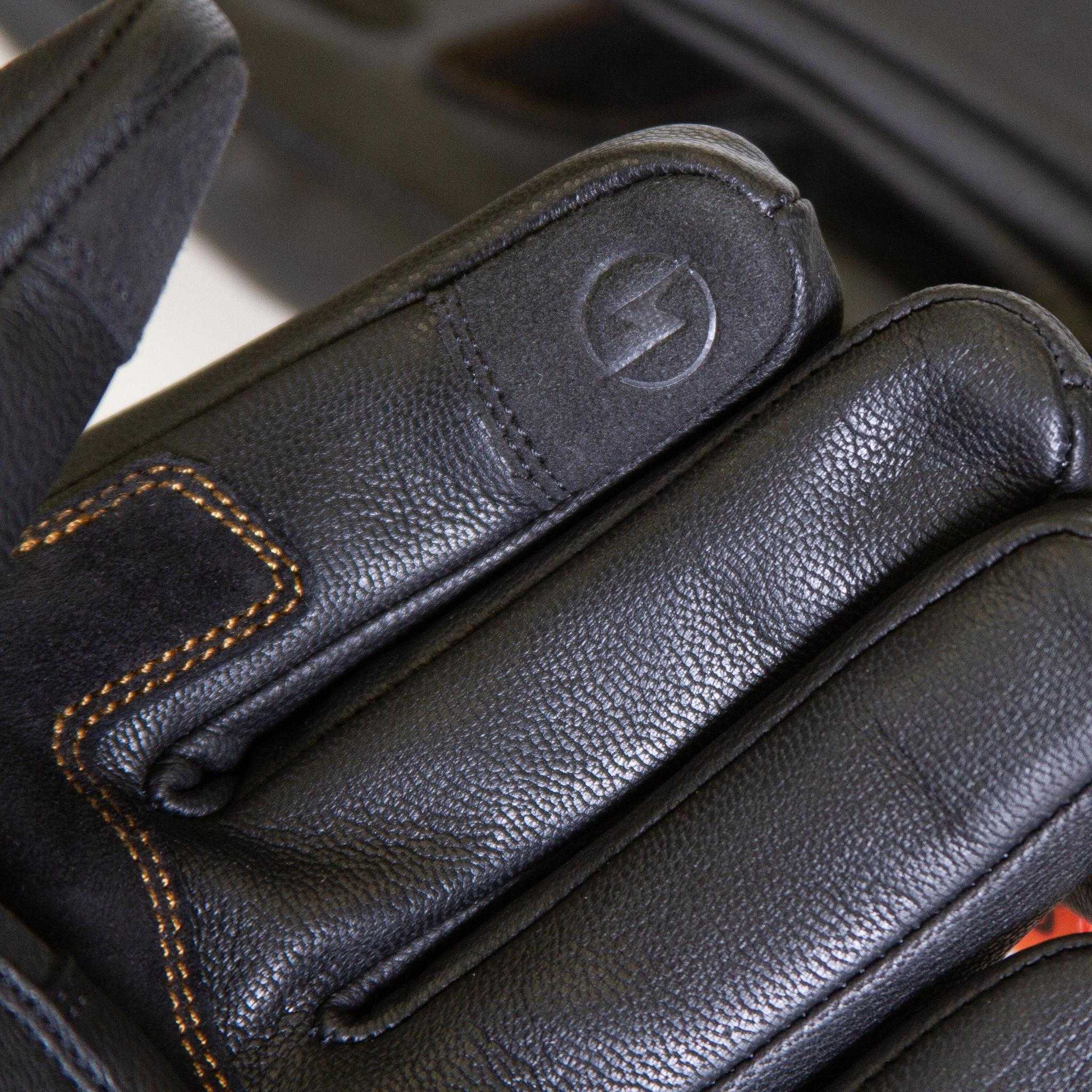Merlin Calton Leather Glove - Black - Baffle Haus