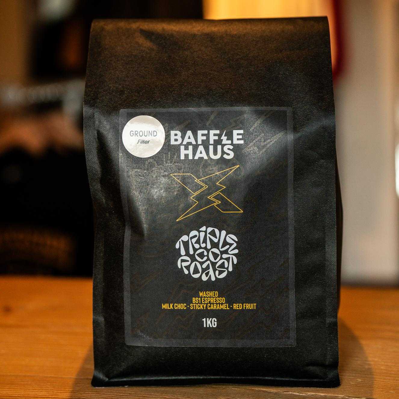 Baffle Haus/Triple Co. Ground Coffee - 1kg - Baffle Haus