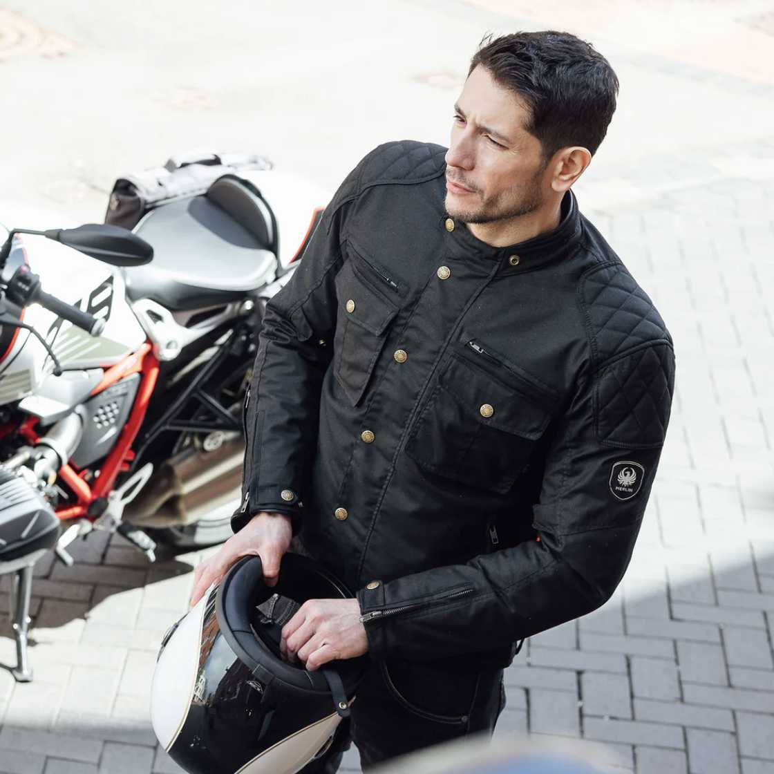 Merlin - Perton II Cotec Jacket - Black - Baffle Haus