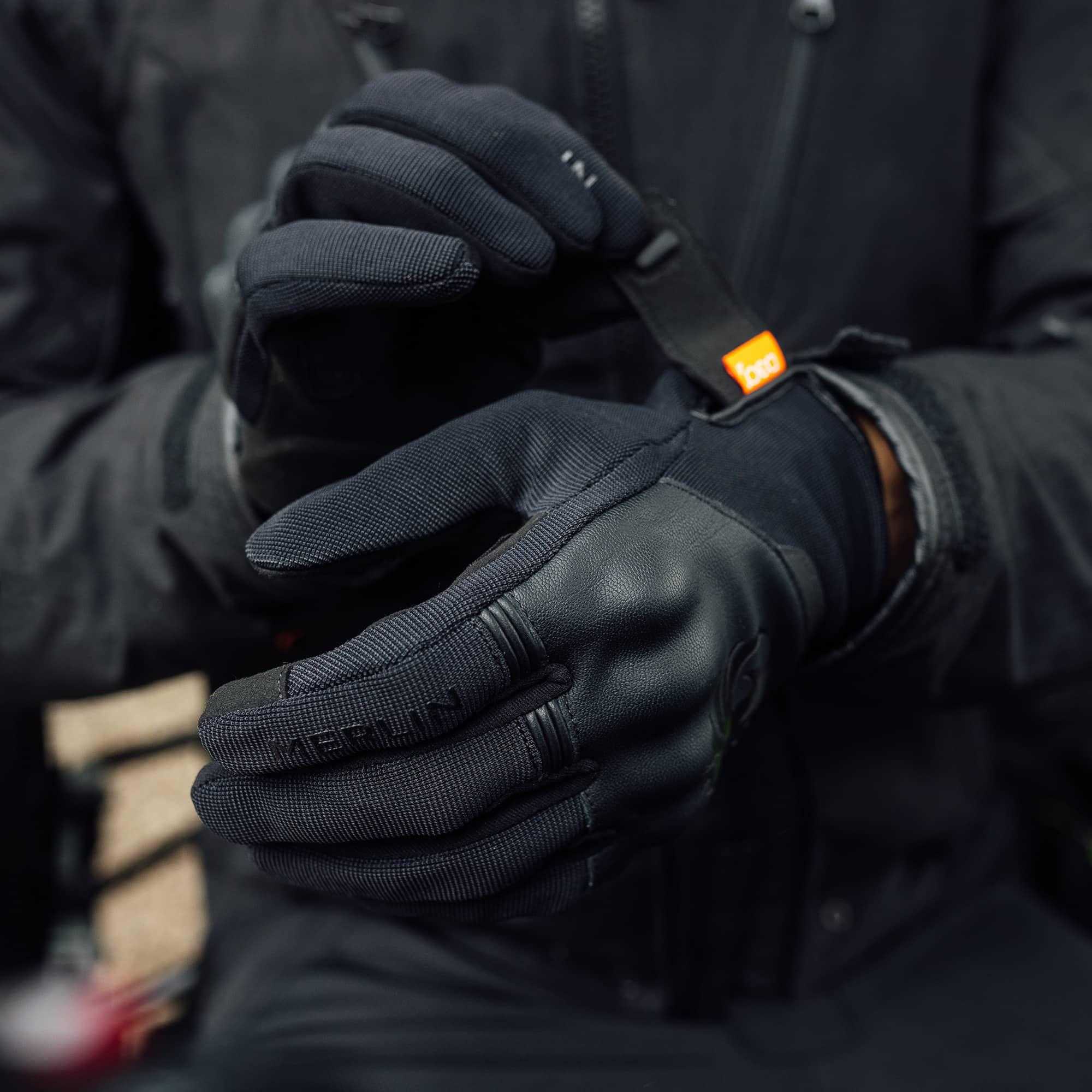 Merlin - Berea D30 Trail Gloves - Black - Baffle Haus