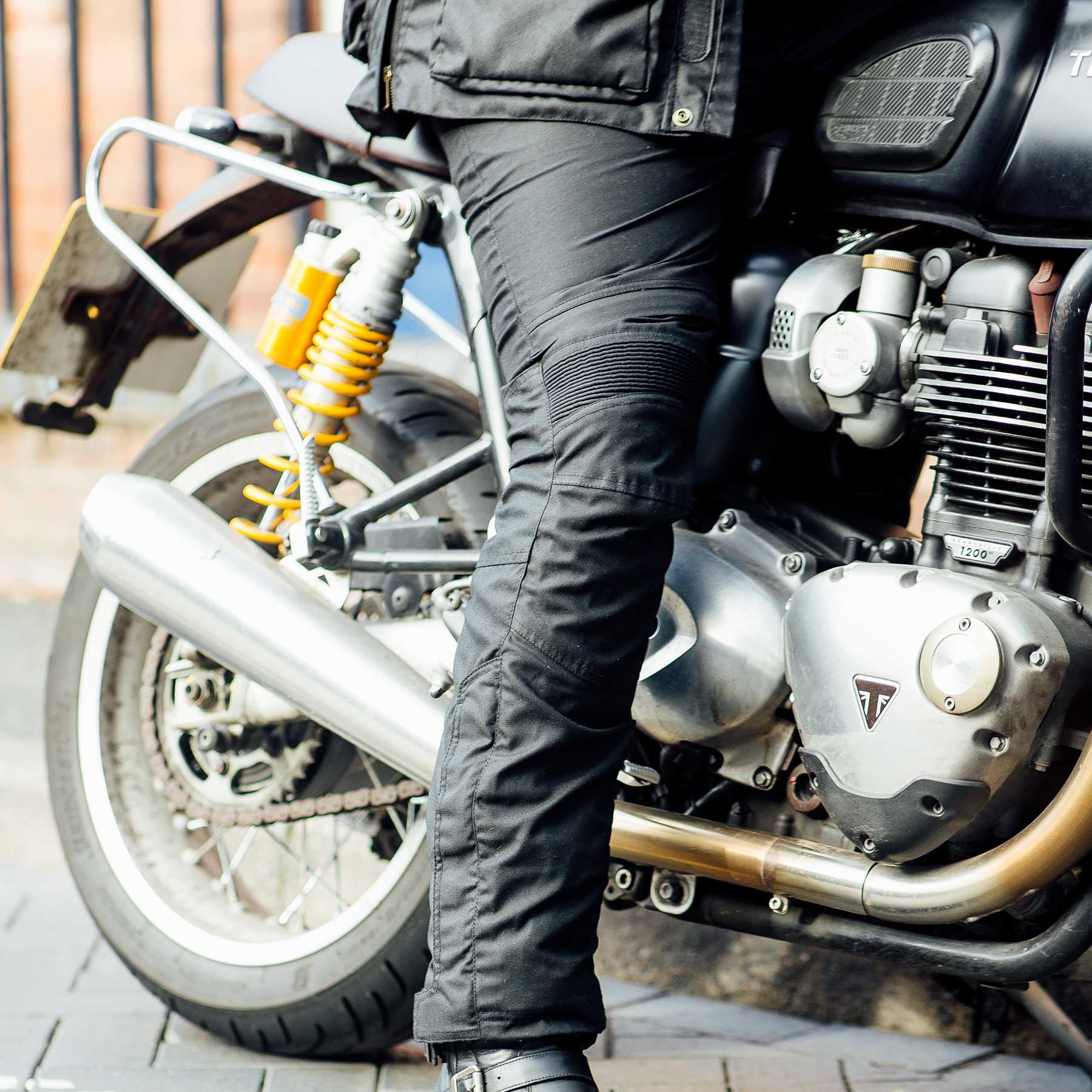 Merlin - Lombard Lite Trousers - Black- Baffle Haus